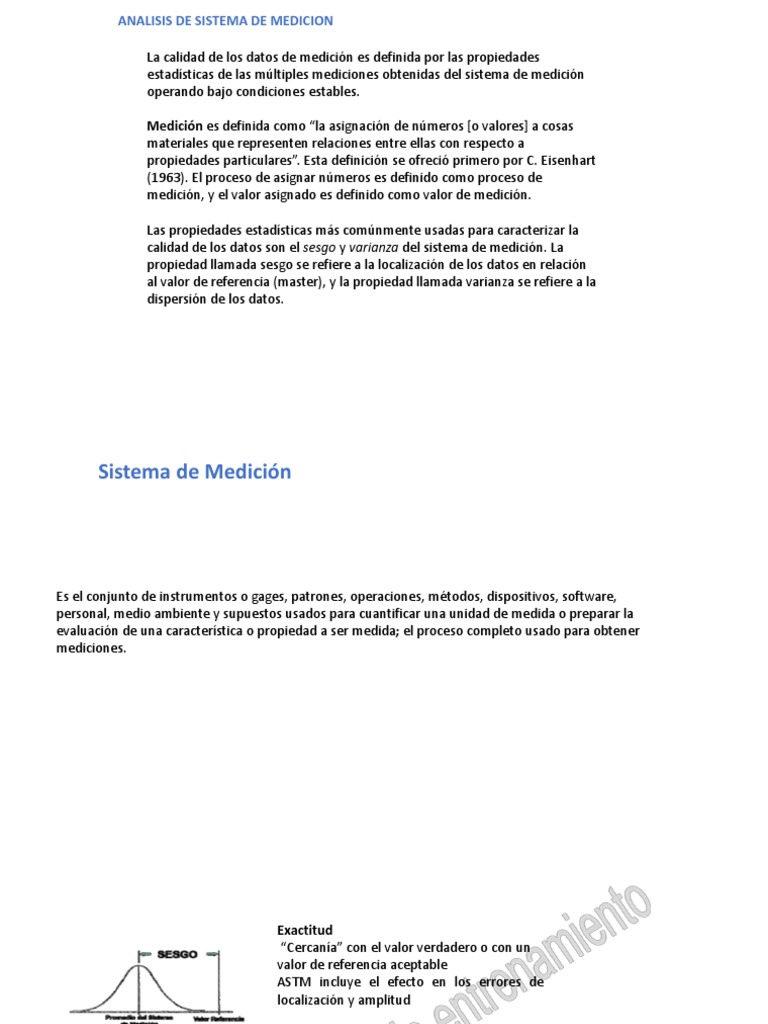 Análisis de Sesgo y Estabilidad en MSA | PDF | Medición | Parcialidad