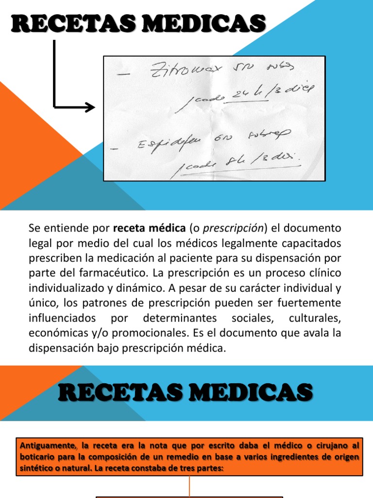 Prescripcion Medica PDF | PDF | Prescripción médica | Farmacología