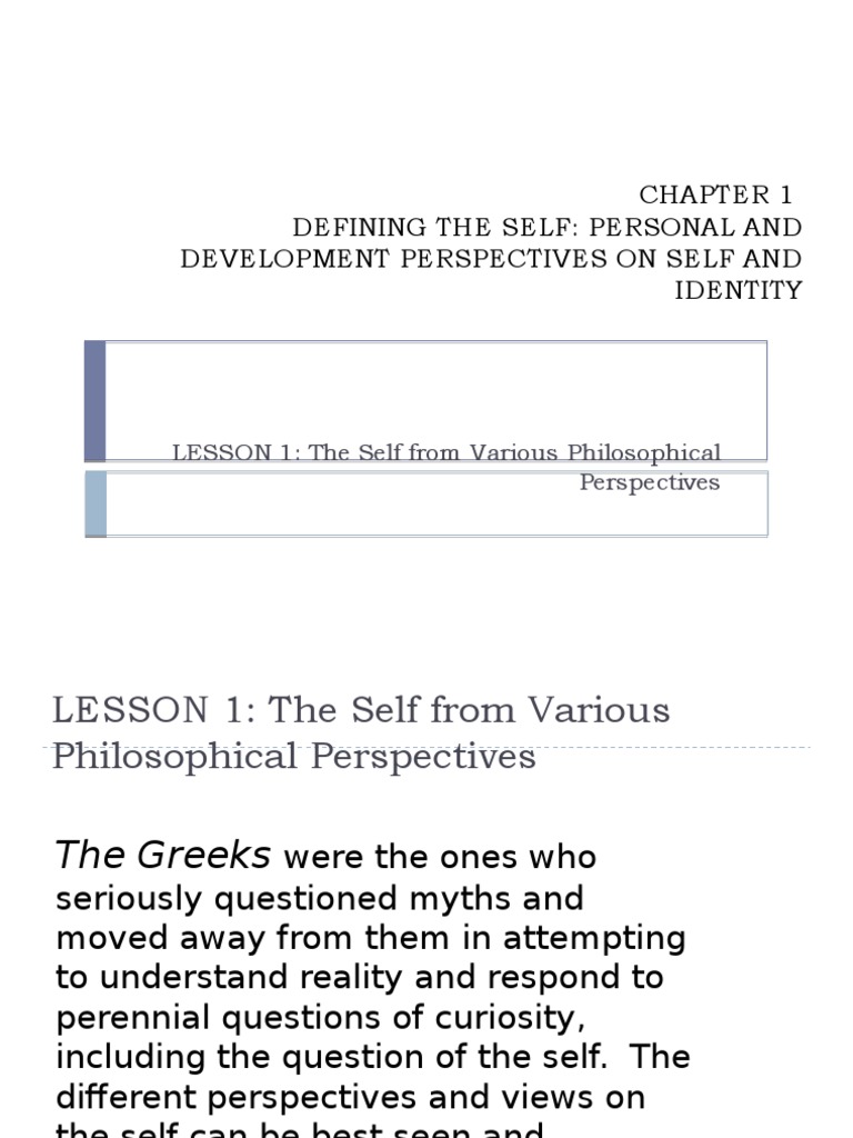 Uts Lesson 1 | Download Free PDF | Philosophy Of Self | Soul