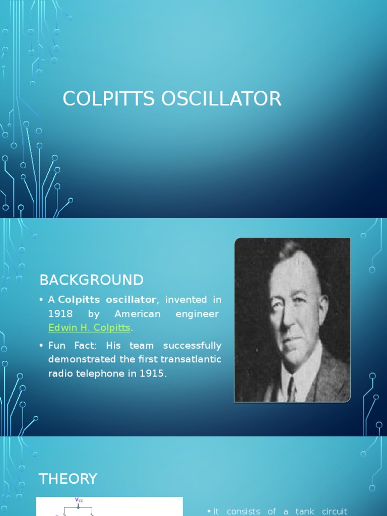 Colpitts Oscillator | PDF | Electronic Oscillator | Electrical Network