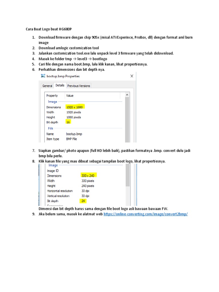 Cara Buat Logo Buat HG680P | PDF