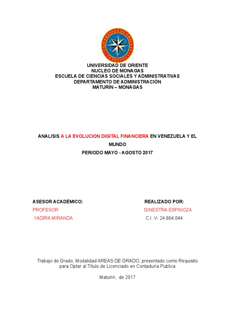 Proyecto de Pasantias Gabriel Marcano V-24864044 | PDF | Contabilidad ...