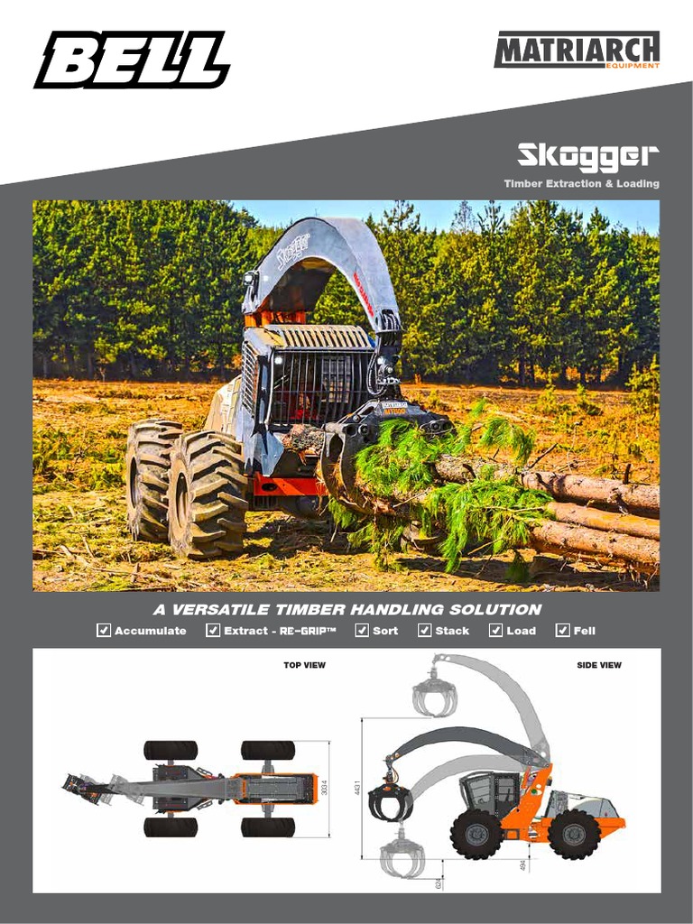 Skogger Timber Handling Equipment | PDF | Truck | Brake