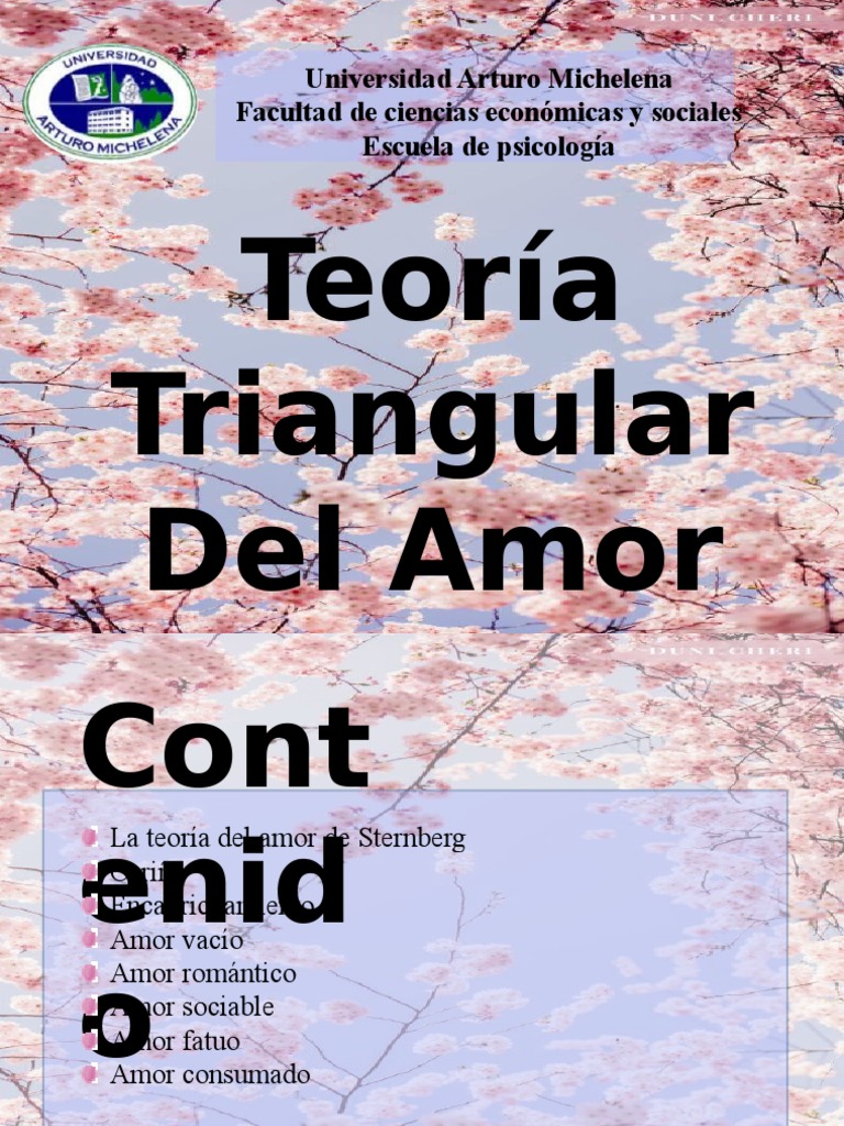 Teoria Triangular Del Amor | PDF | Teorías filosóficas | Amor
