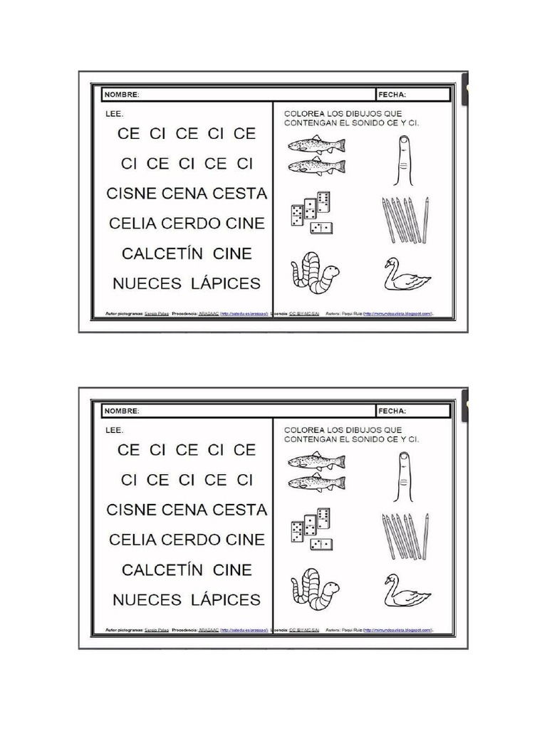 Crea y Escribe Una Oración Con Cada Dibujo | PDF
