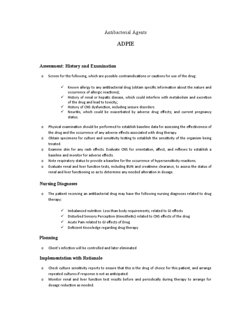 Adpie: Assessment: History and Examination | PDF | Adverse Effect ...