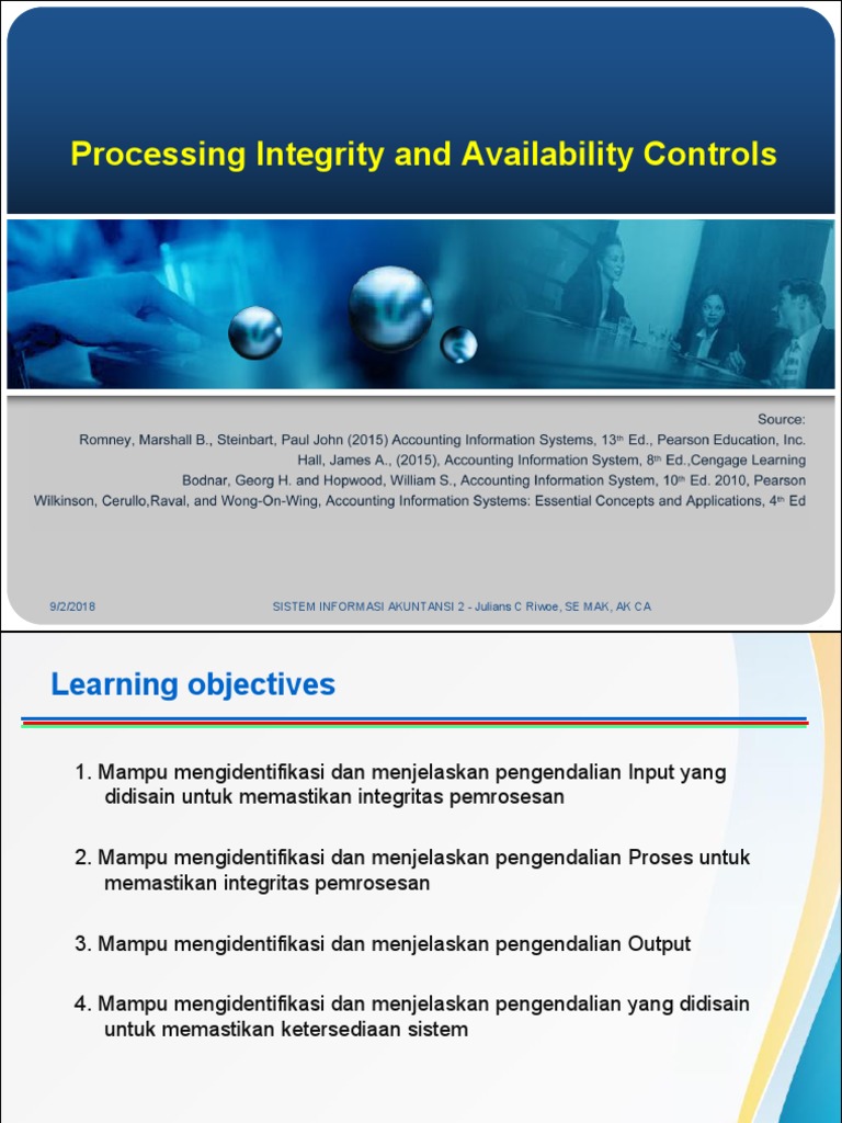 AIS2 - 2 - Processing Integrity and Availability Controls PDF | PDF