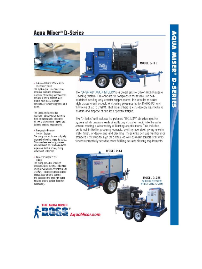 Aqua Miser Product Brochure | PDF