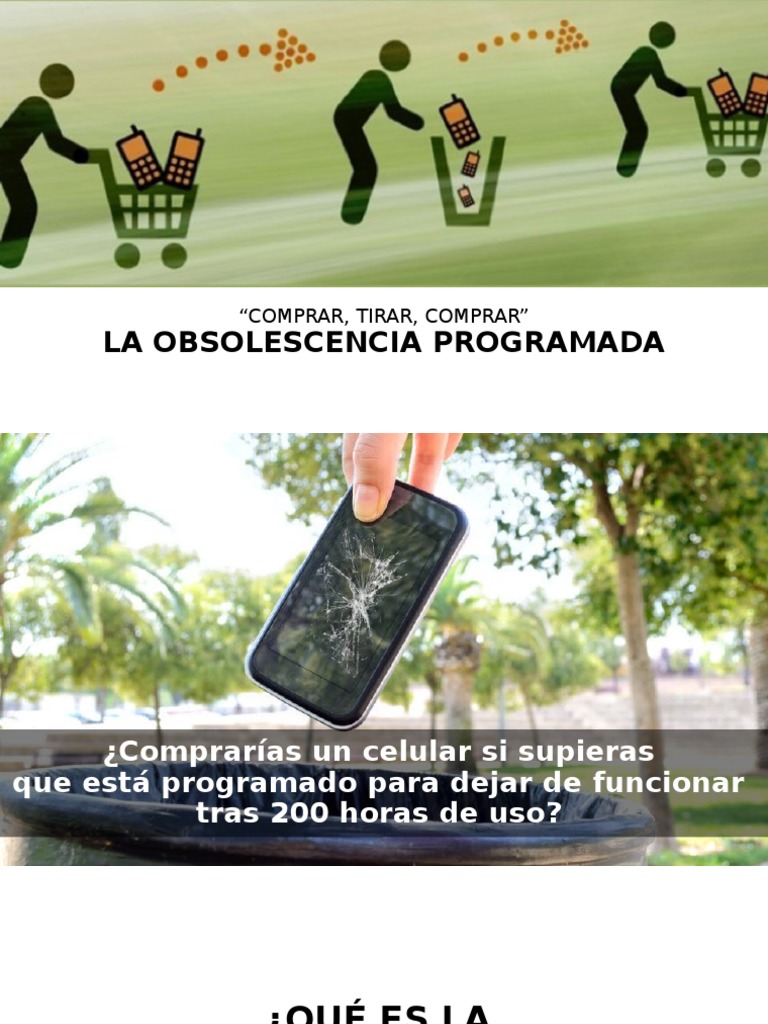 Obsolescencia Programada: Impacto y Soluciones | PDF | Vertedero | Residuos