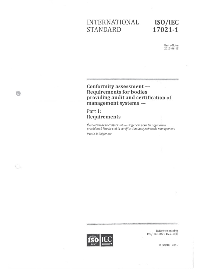 Iso 17021-2015 | PDF