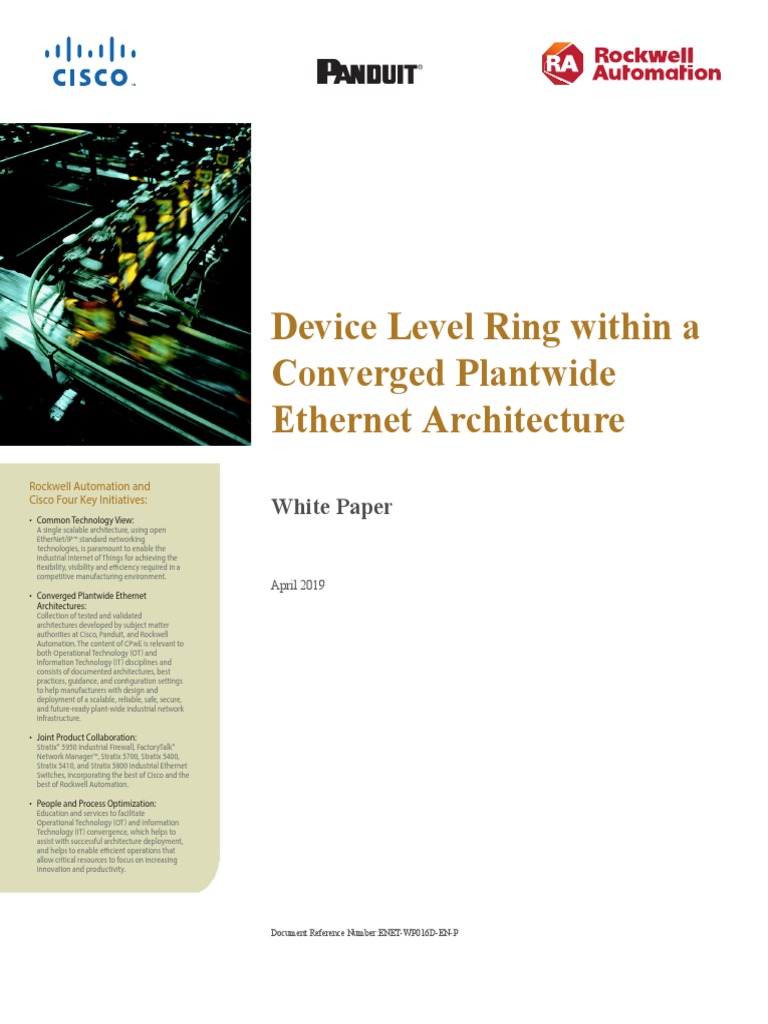 DLR Device Level Ring | PDF | Quality Of Service | Computer Network