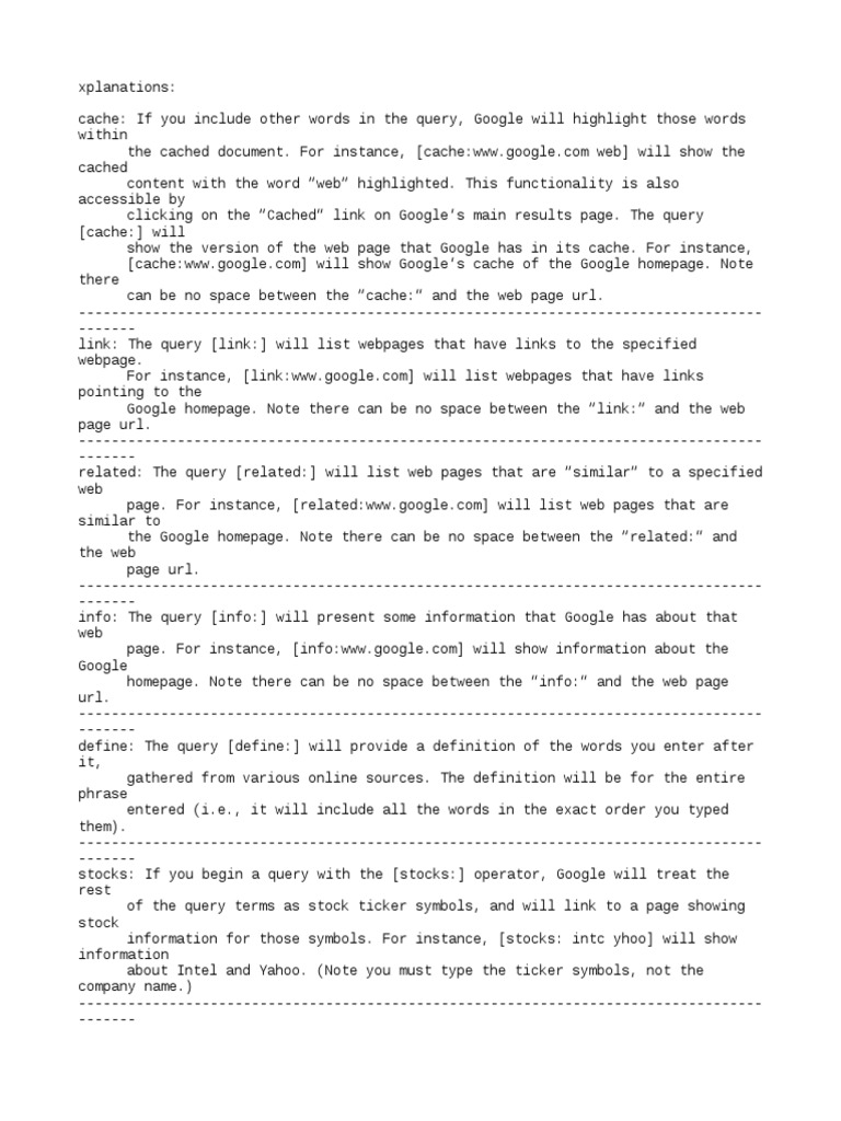 Google Dorks For SQL Injection Hacking | PDF | Web Page | World Wide Web