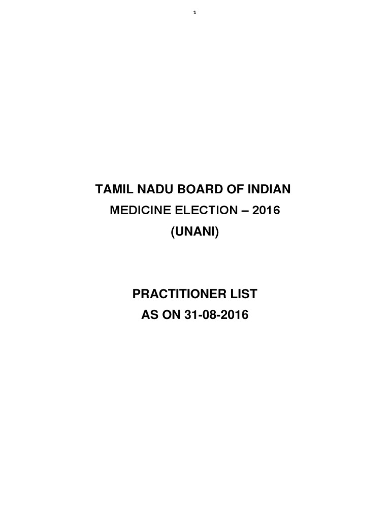 Unani Practitioner List PDF | PDF | Violence | Transport