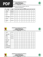 Formulir Monitoring Manajemen Linen Dan Laundry Harian | PDF
