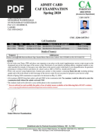 ICAP Admit Card | PDF