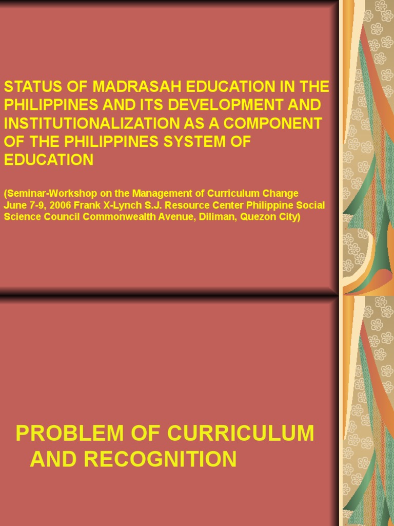 Madrasah Education | PDF | Behavior Modification | Learning