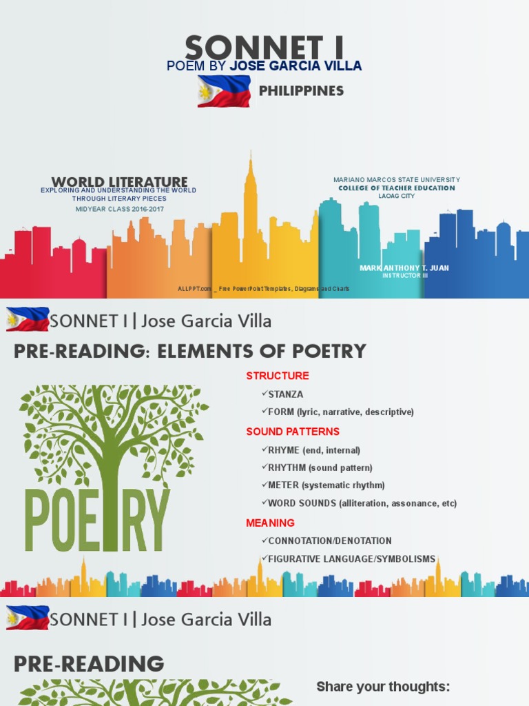 Sonnet I Philippines | PDF | Sonnets | Poetry