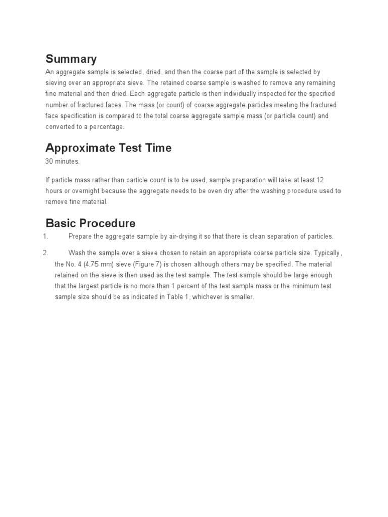 Coarse Aggregate Angularity Number | PDF | Construction Aggregate ...
