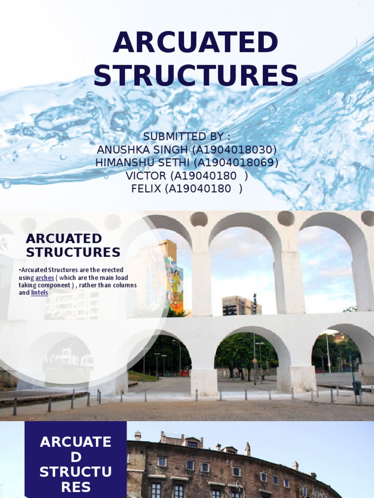 Arcuated Structures | PDF | Vault (Architecture) | Architectural Elements