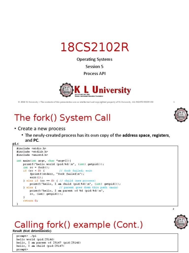 Process API | Download Free PDF | Concurrent Computing | Operating System Technology