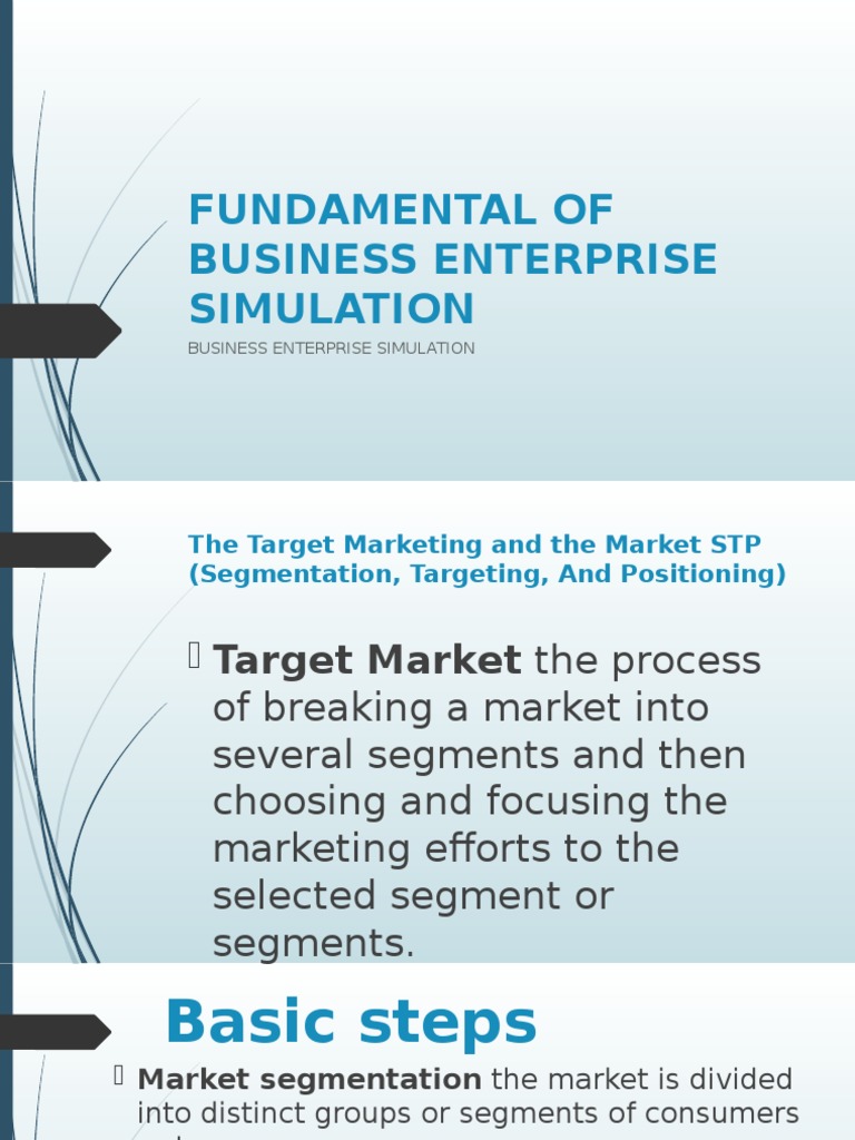02 Fundamental of Business Enterprise Simulation | PDF | Market ...