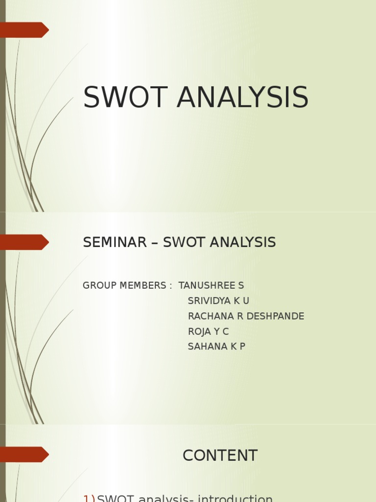 Swot Analysis | PDF | Swot Analysis | Economies