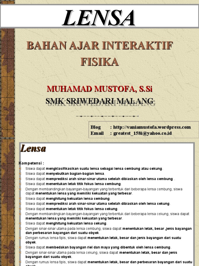 153 20533800 Bahan Ajar Interaktif | PDF