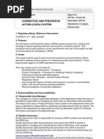 CAPA Form Example | PDF | Quality Assurance | Production And Manufacturing