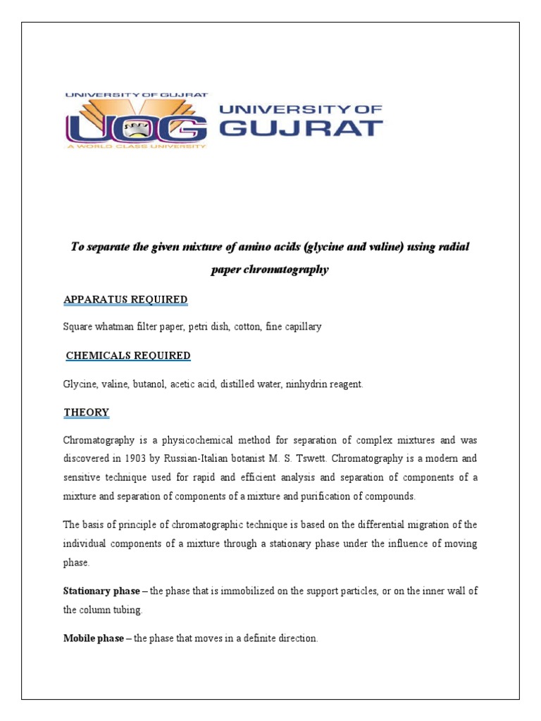 Biochem Lab Report 1 | PDF | Chromatography | Unit Operations