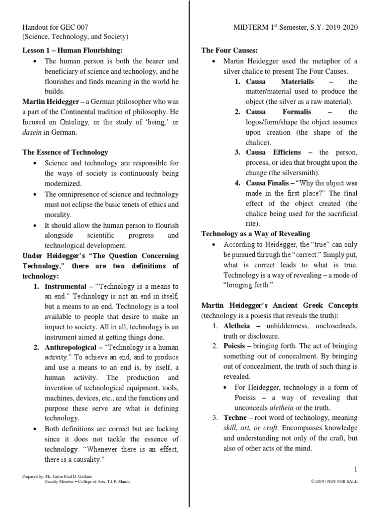 GEC 007 Midterm Handout | Download Free PDF | Robot | Robotics