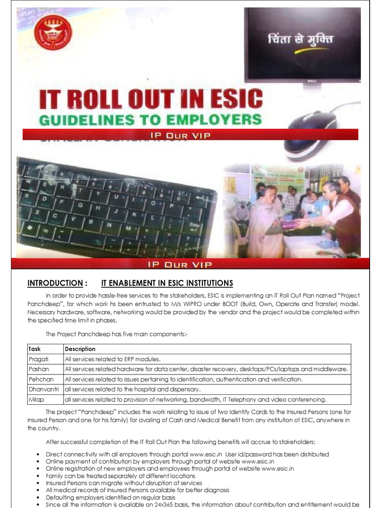 ESIC Challan Generation Guide | PDF | Cheque | Payments