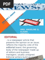 How To Write Columns | PDF | Journalism | News