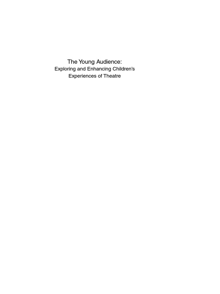 Matthew Reason - The Young Audience - Exploring and Enhancing Children ...