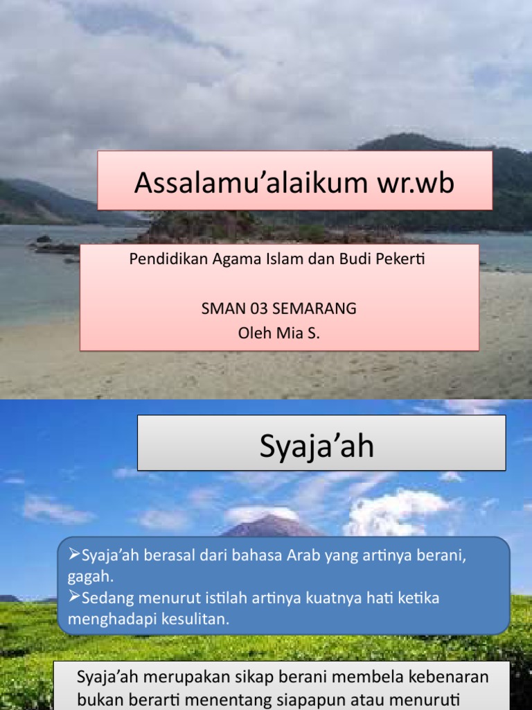 PPT XI Syaja'ah | PDF