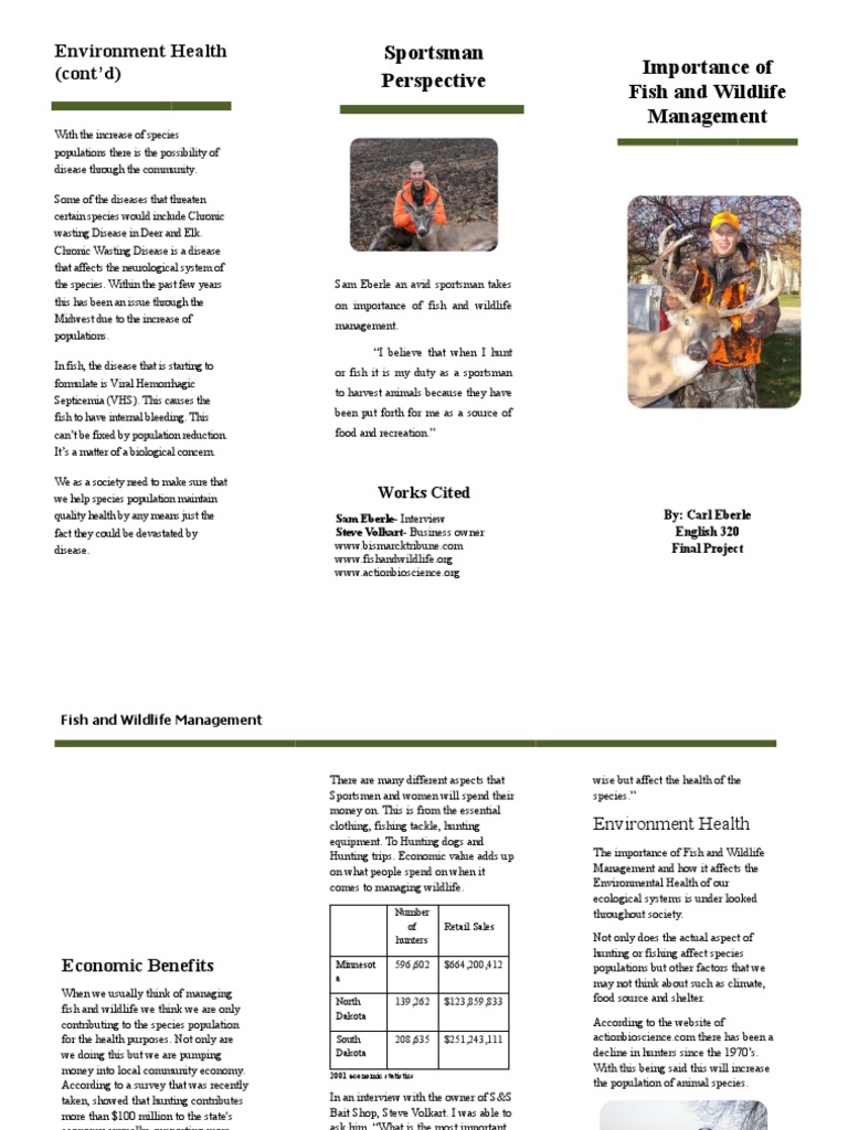Final Draft Project | PDF | Hunting | Wildlife