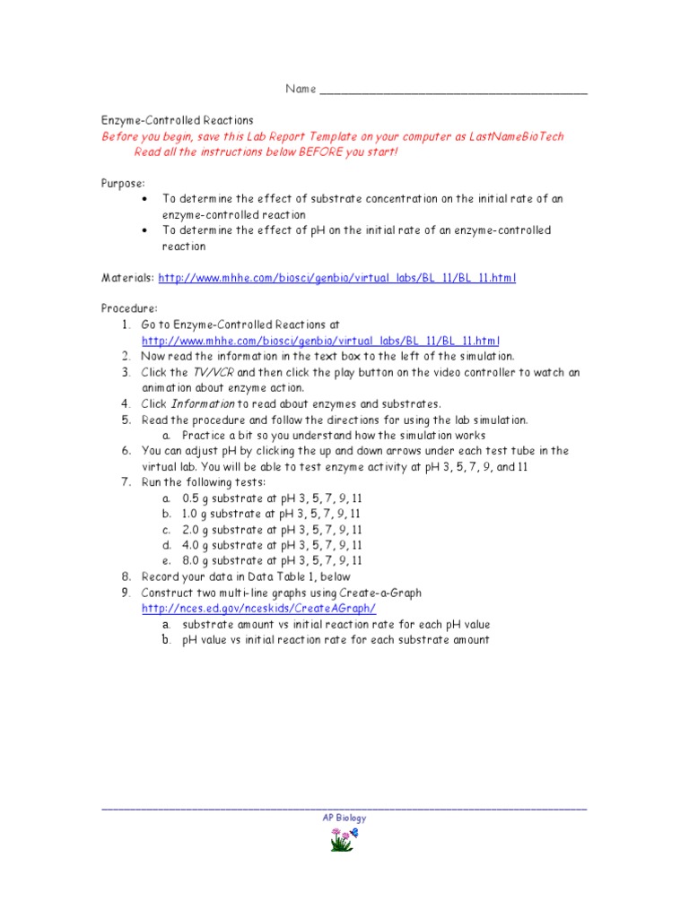 Enzyme Controlled Reactions | PDF | Substrate (Chemistry) | Enzyme