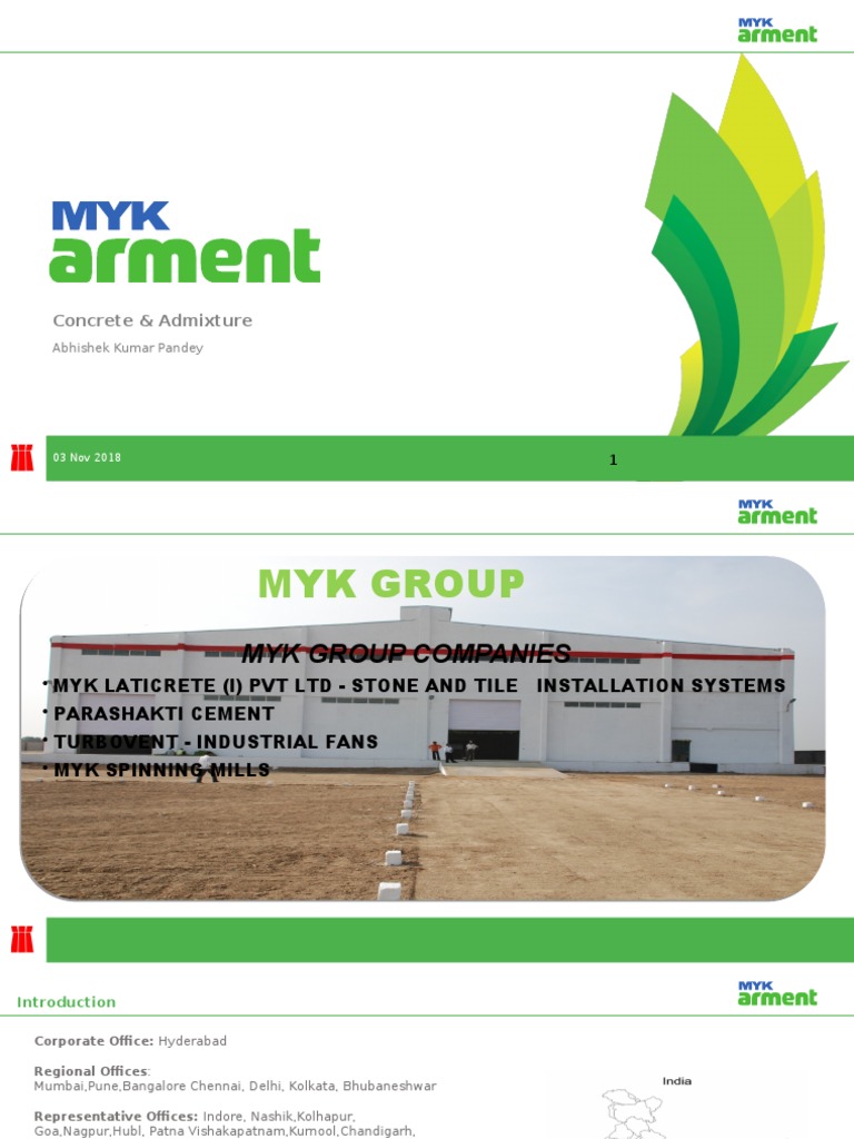 MYK Arment: Concrete Solutions Overview | PDF | Concrete | Cement