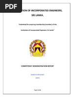 Work Experience Report Template | PDF | Engineer | Employment