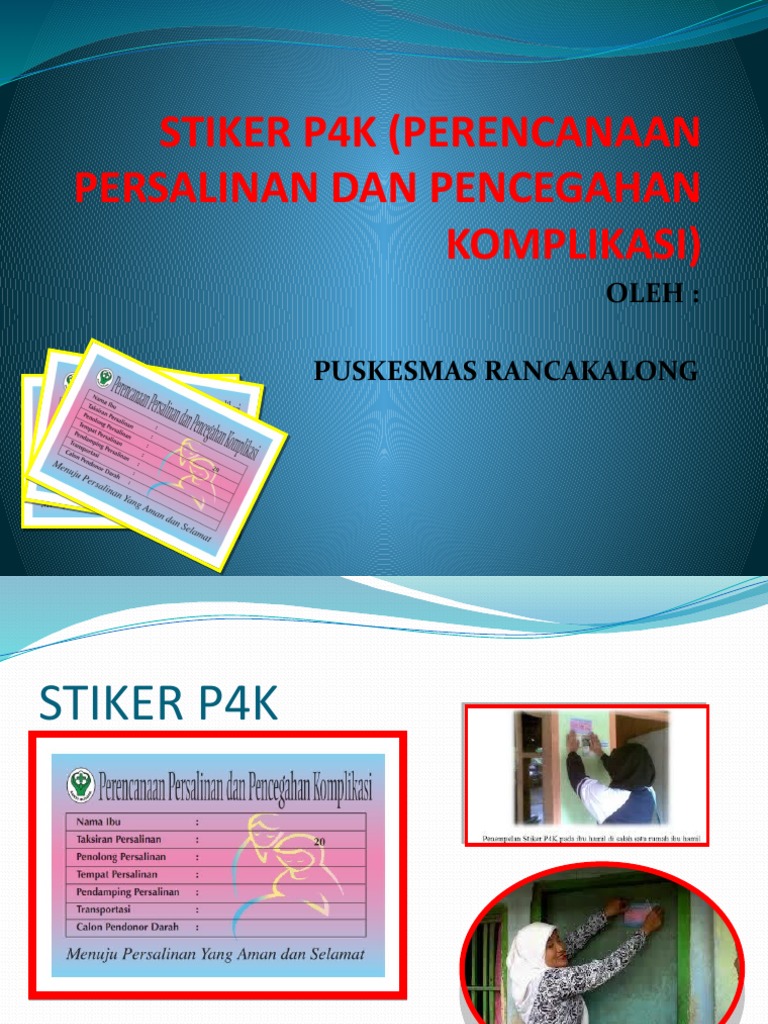 P4K STIKER | PDF