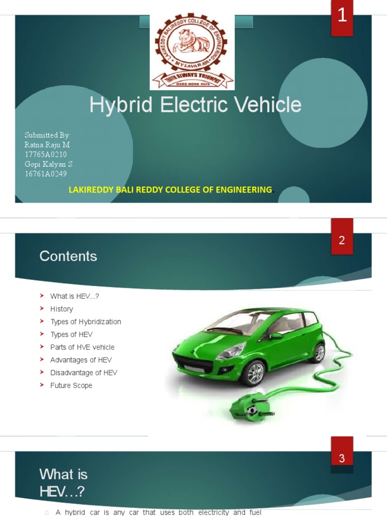 Hybrid Vehicle | PDF | Hybrid Electric Vehicle | Hybrid Vehicle