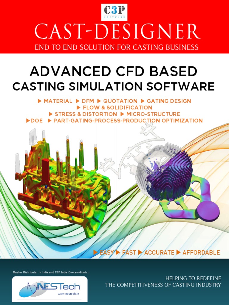 Cast Designer 2018 S | PDF | Casting (Metalworking) | Physical Sciences