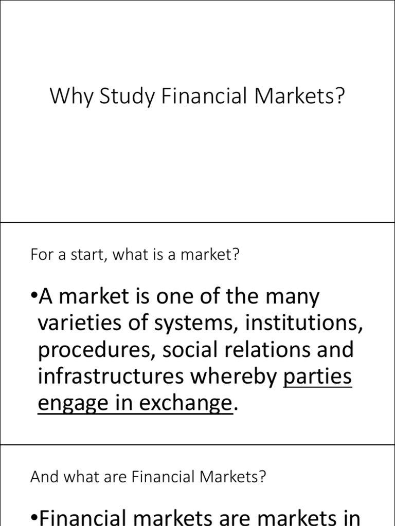 Understanding Financial Markets: An Introduction to Key Concepts, Terms ...