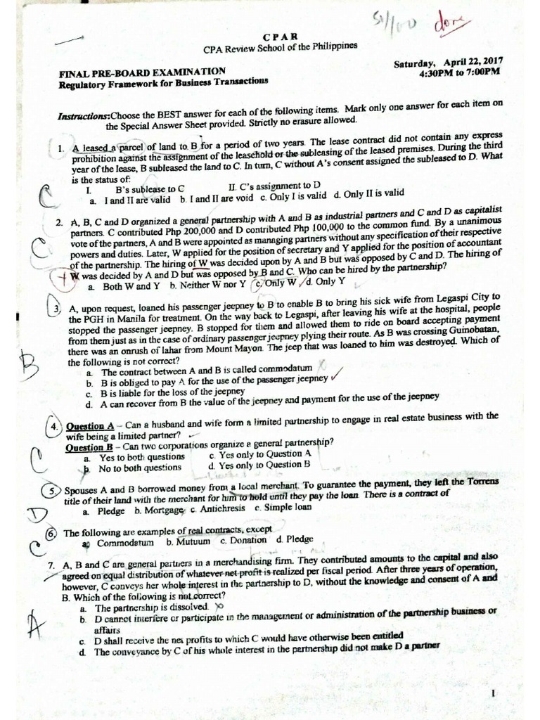 RFBT Final CPAR MAY2017 PDF | PDF