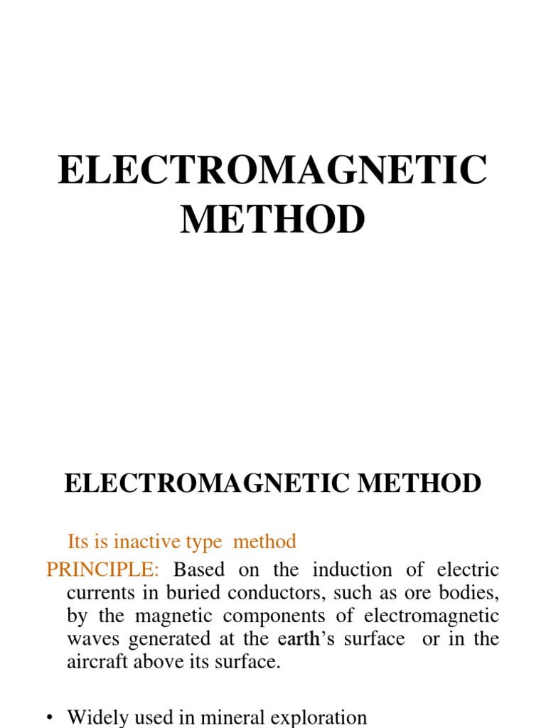 01 - EM Method | PDF | Inductor | Electromagnetic Radiation