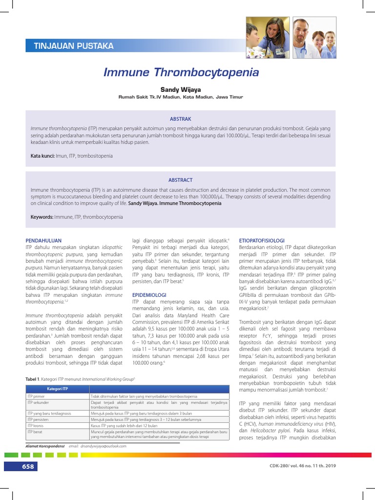 Immune Thrombocytopenia | PDF