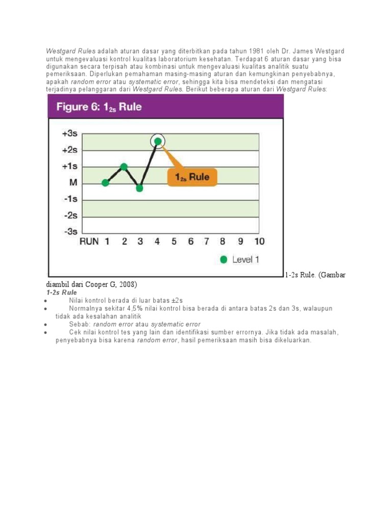 Westgard Rules ZZXZ | PDF