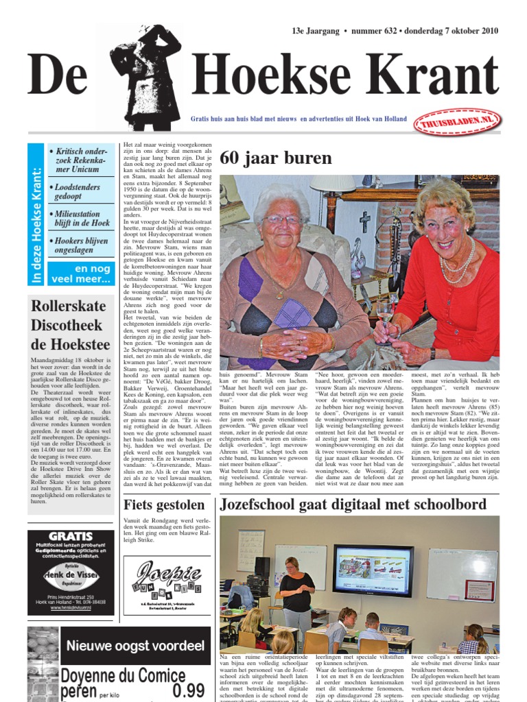 Hoekse Krant Week 40 | PDF