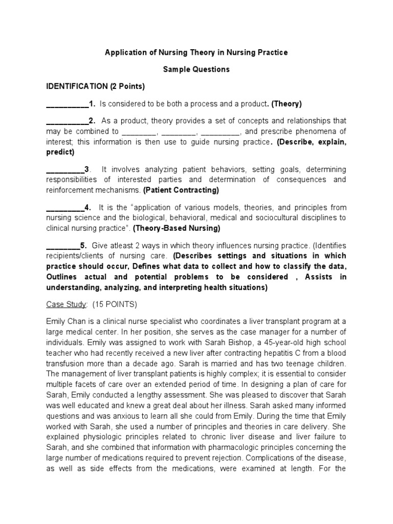 Questions, Tfn. | PDF | Nursing | Learning Theory (Education)