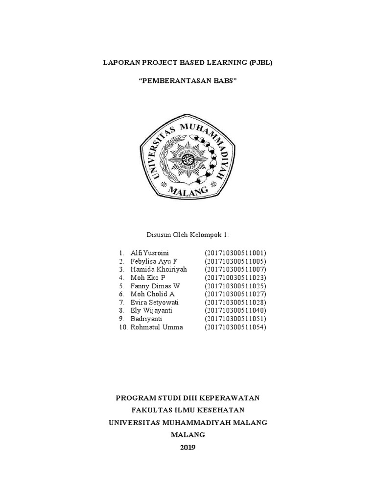 Laporan Project Based Learning | PDF