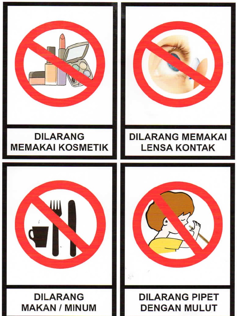 Dilarang Makan Minum | PDF